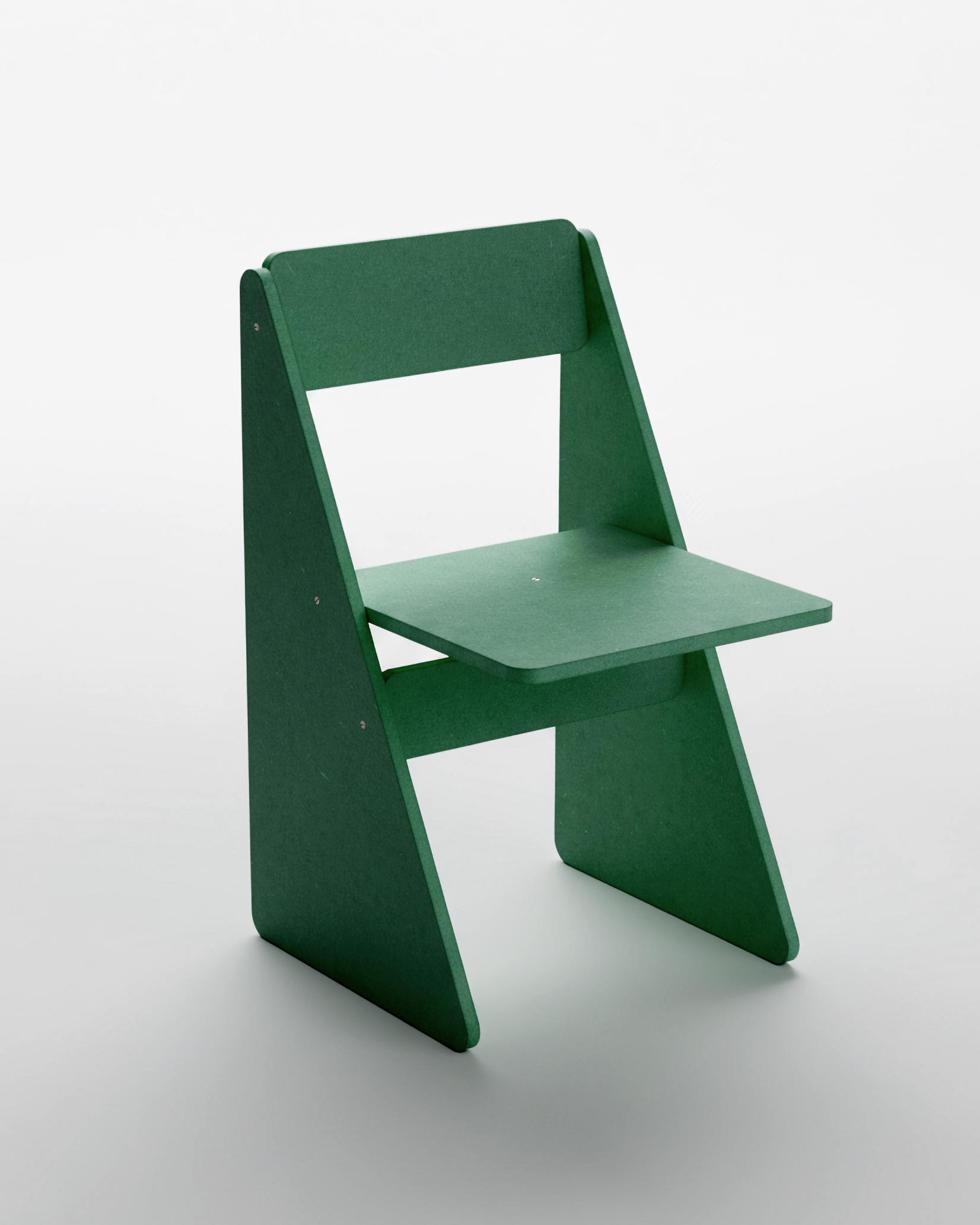 Angle Chair, Green – Primary Structures