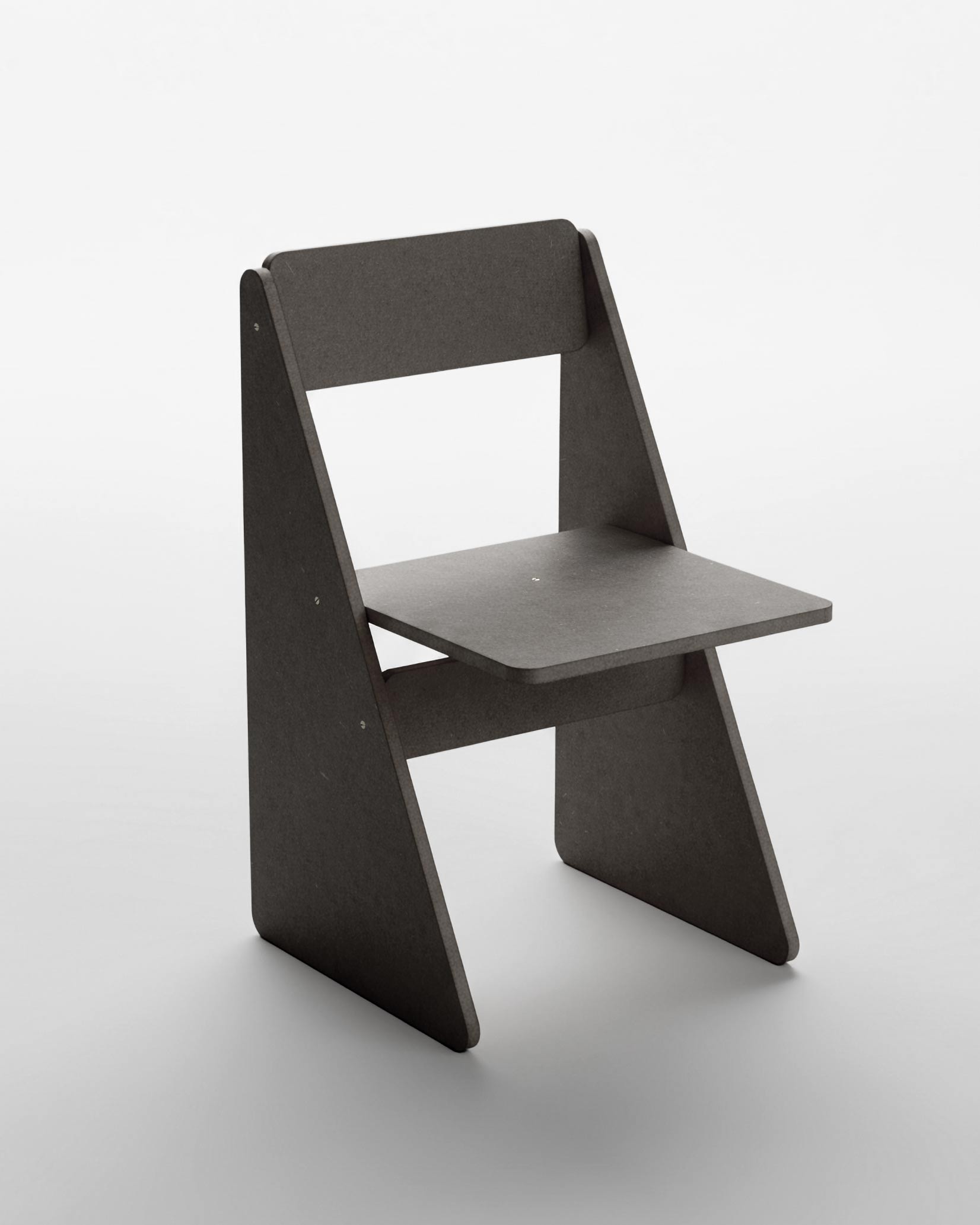 Angle Chair, Grey – Primary Structures